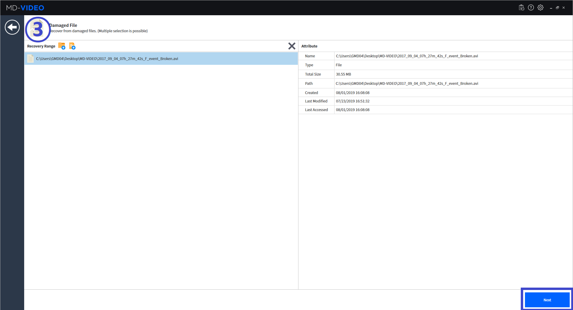 GMDSOFT Video Recovery Solution ‘MD-VIDEO’ » GMDSOFT